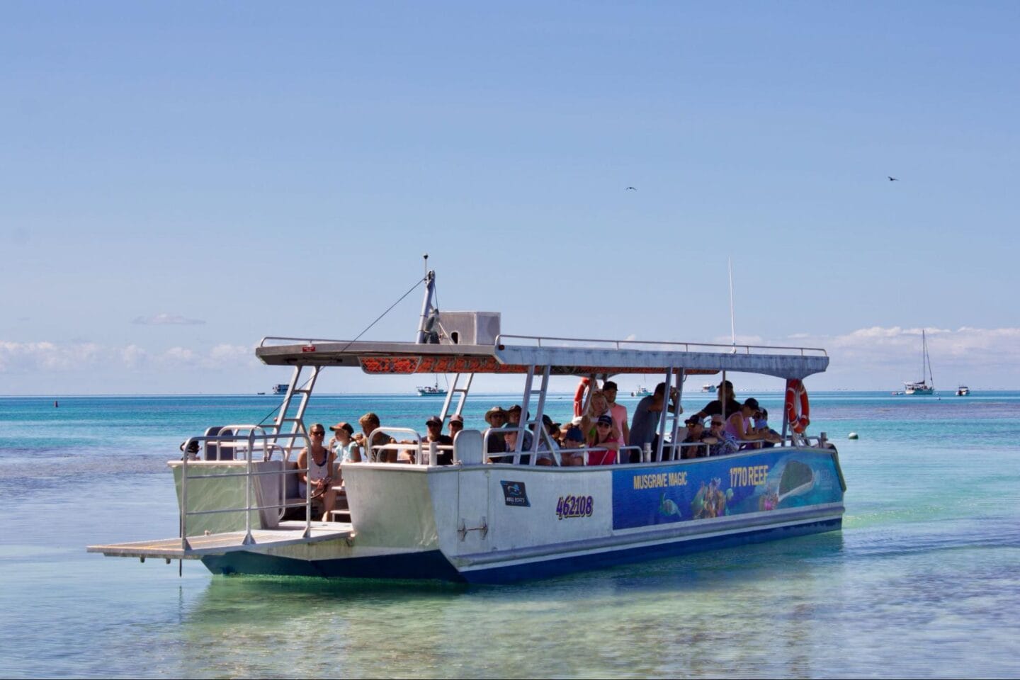 Glass Bottom Boat Tour | 1770 Reef Eco Tours